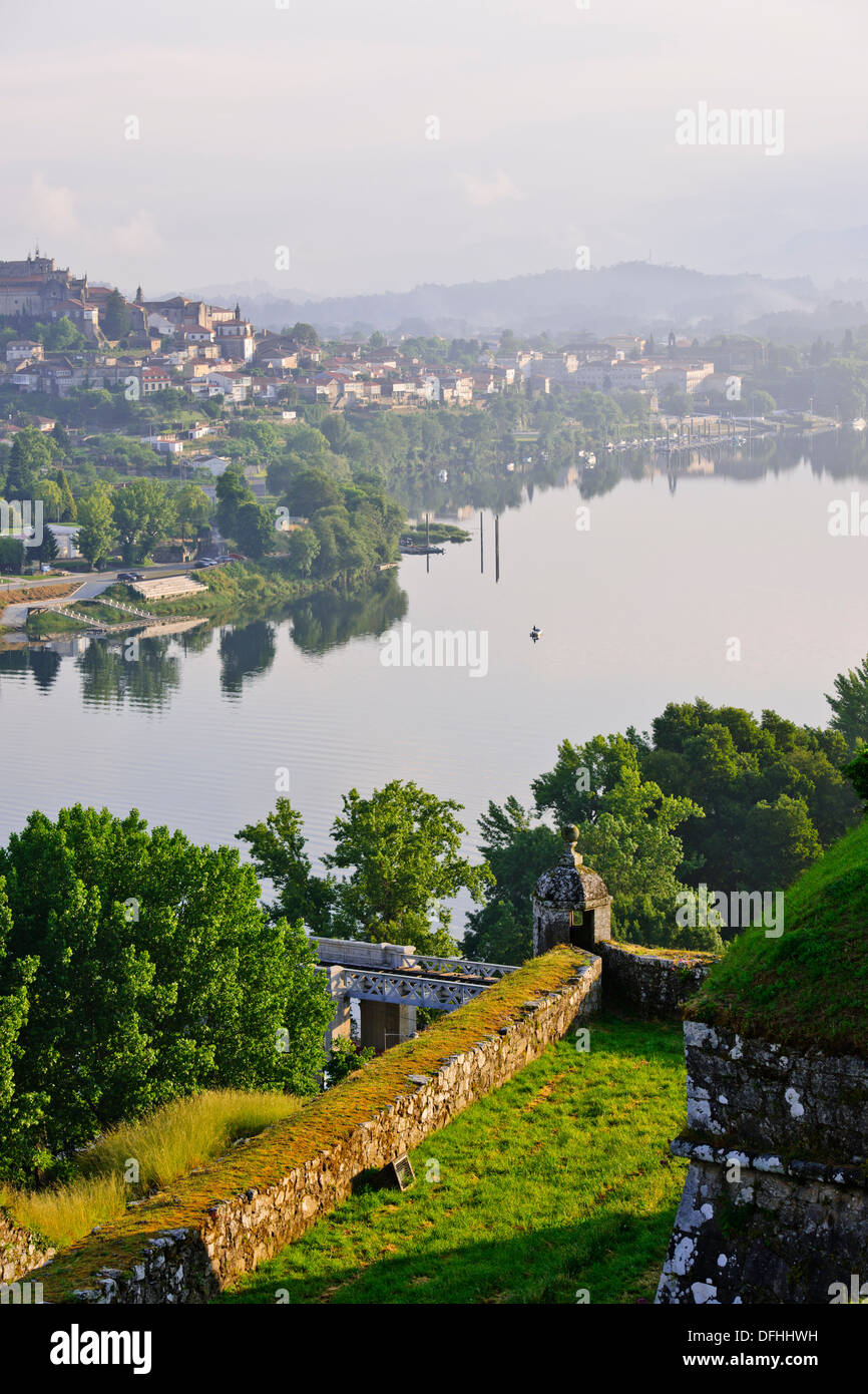The minho river is the longest in portugal spain hi-res stock ...