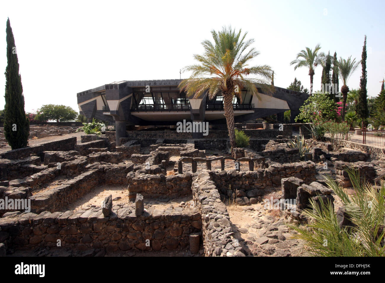 Capernaum - The Church of the House of Peter Stock Photo - Alamy