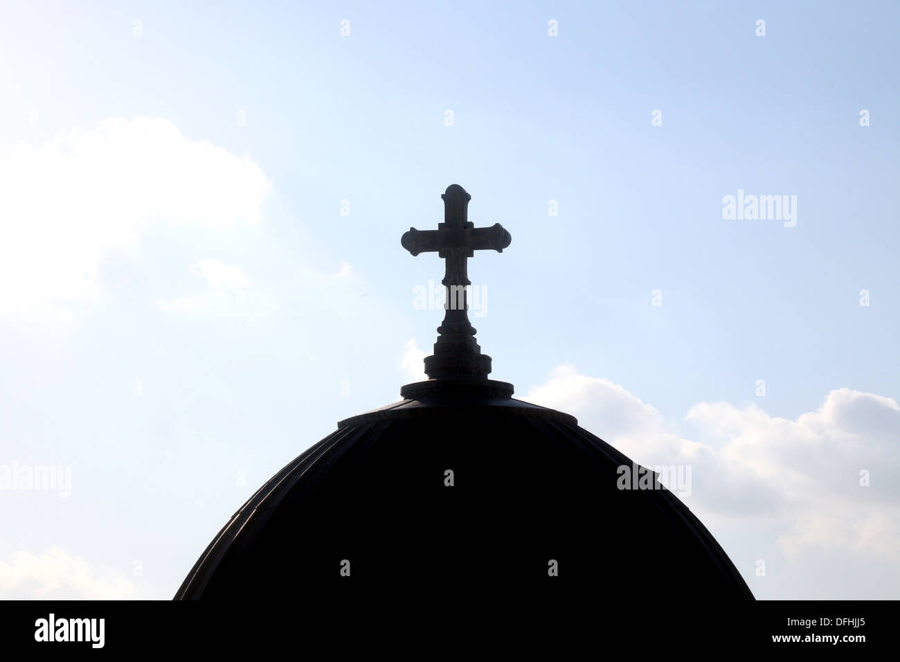 Jerusalem symbols of faiths Stock Photo - Alamy