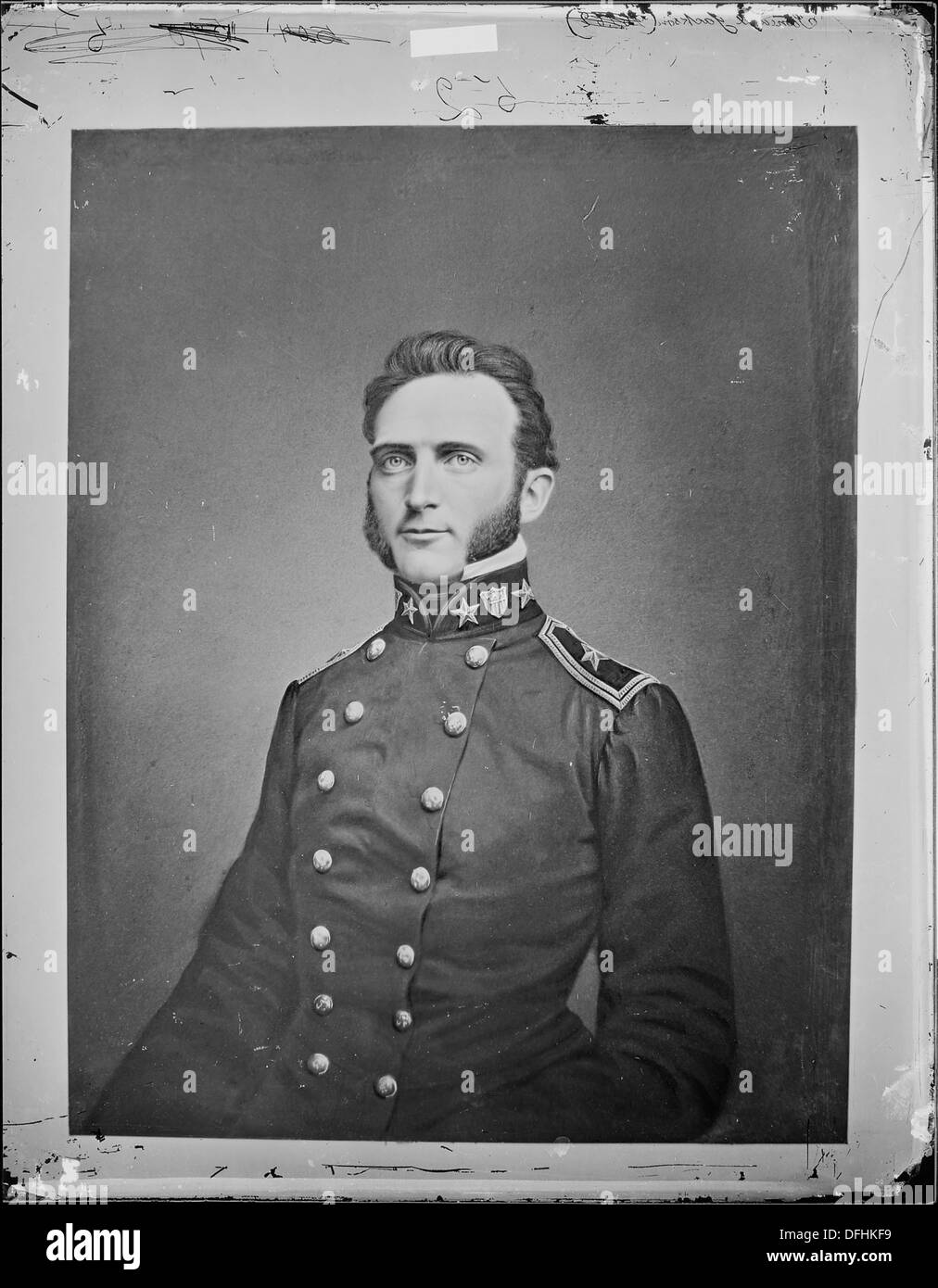 A portrait of General Stonewall Jackson, a key Confederate commander ...