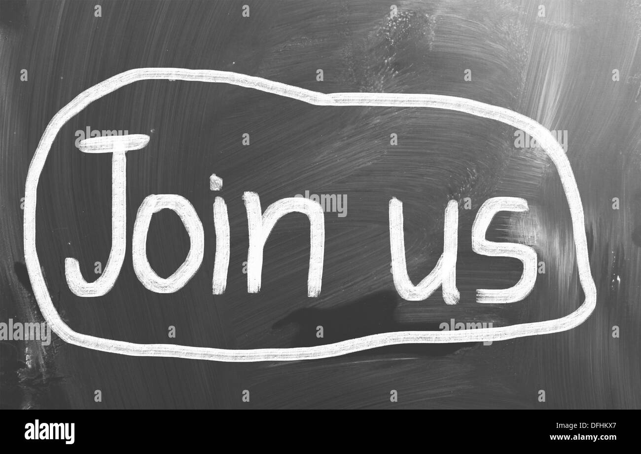 Join us Black and White Stock Photos & Images - Alamy