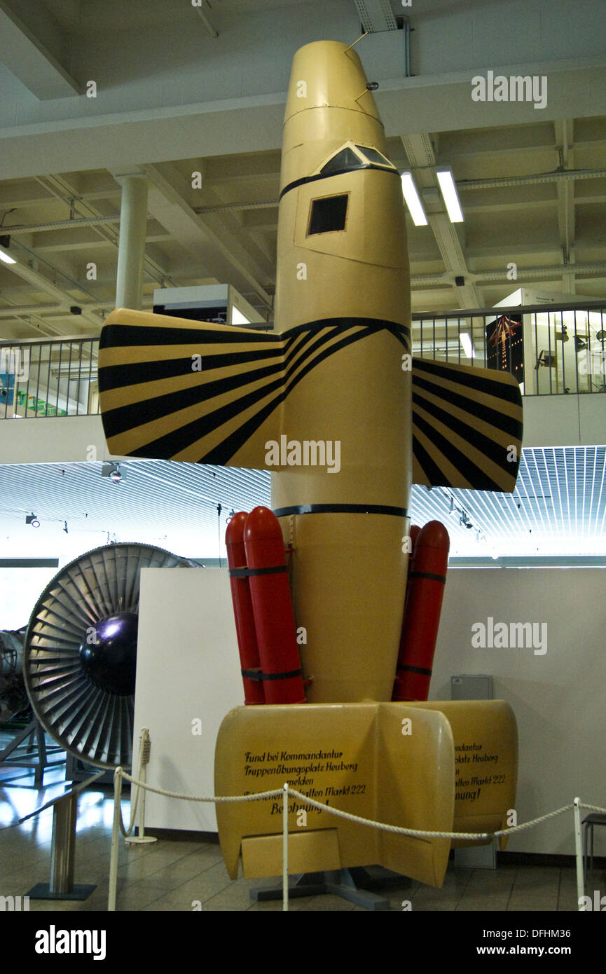 Replica of Bachem Natter rocket powered fighter, 1945,Deutsches Museum ...