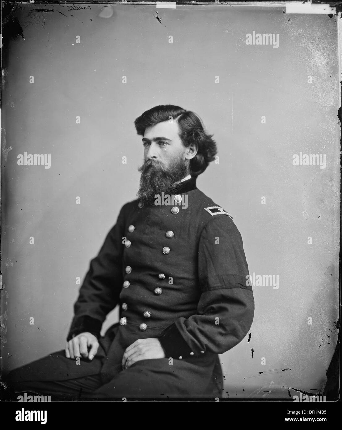 A portrait of General Lewellyn F. Haskell, a prominent officer in the ...