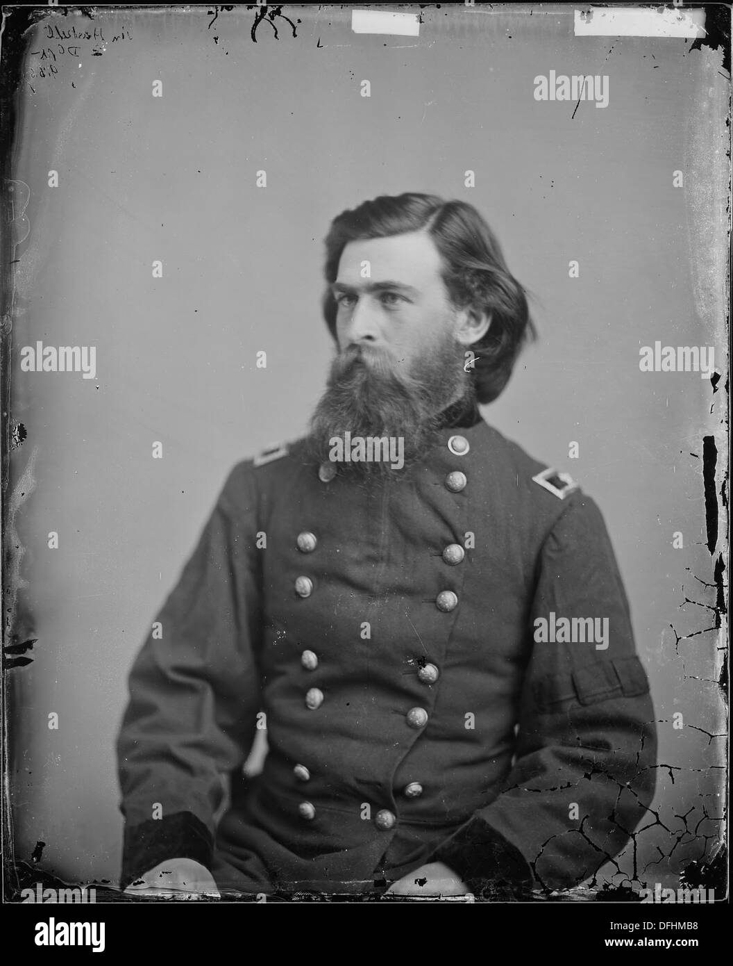 The image depicts General Lewellyn F. Haskell, a prominent figure in U ...