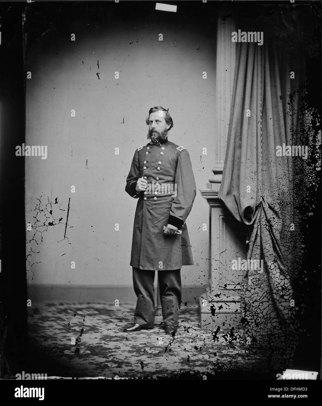 A portrait of General Orlando B. Wilcox, a Union Army officer who ...