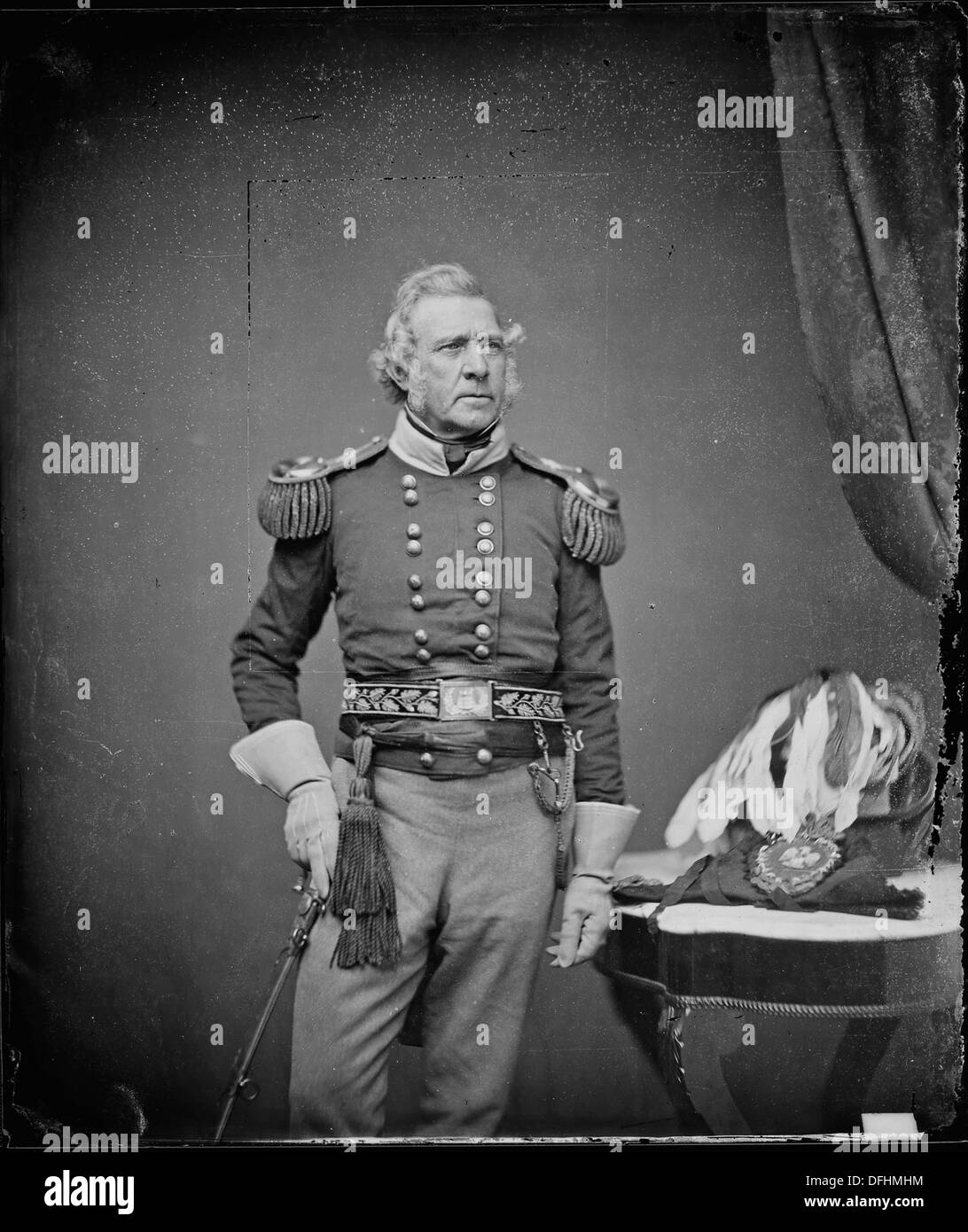 A portrait of General Storms of the New York State Militia, showcasing ...