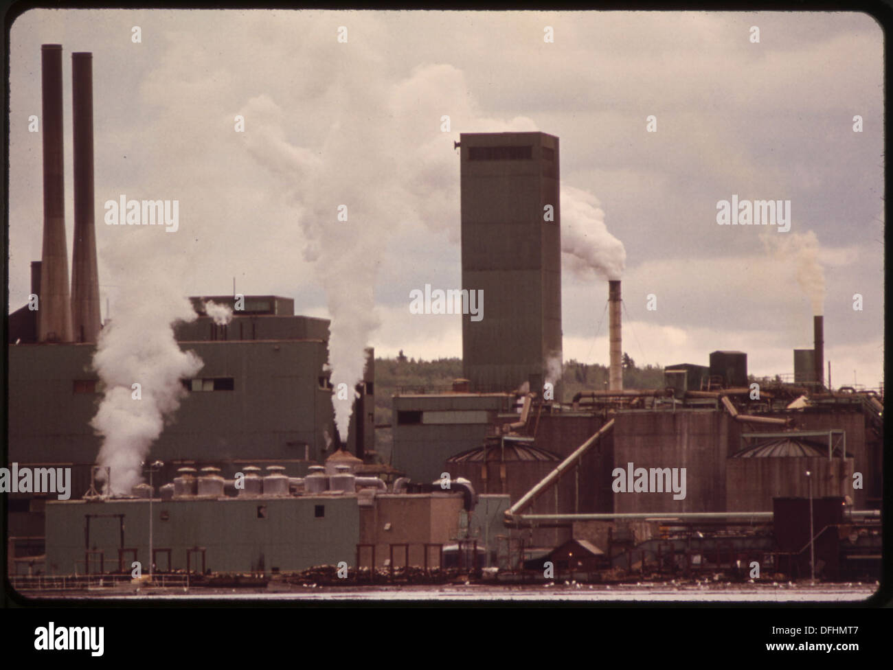 The Georgia Pacific Paper Plant, located in Woodland along the St ...