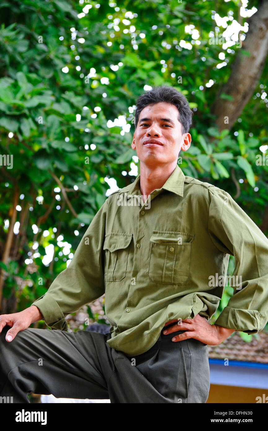 Vietnamese male posing for the cameras Stock Photo - Alamy