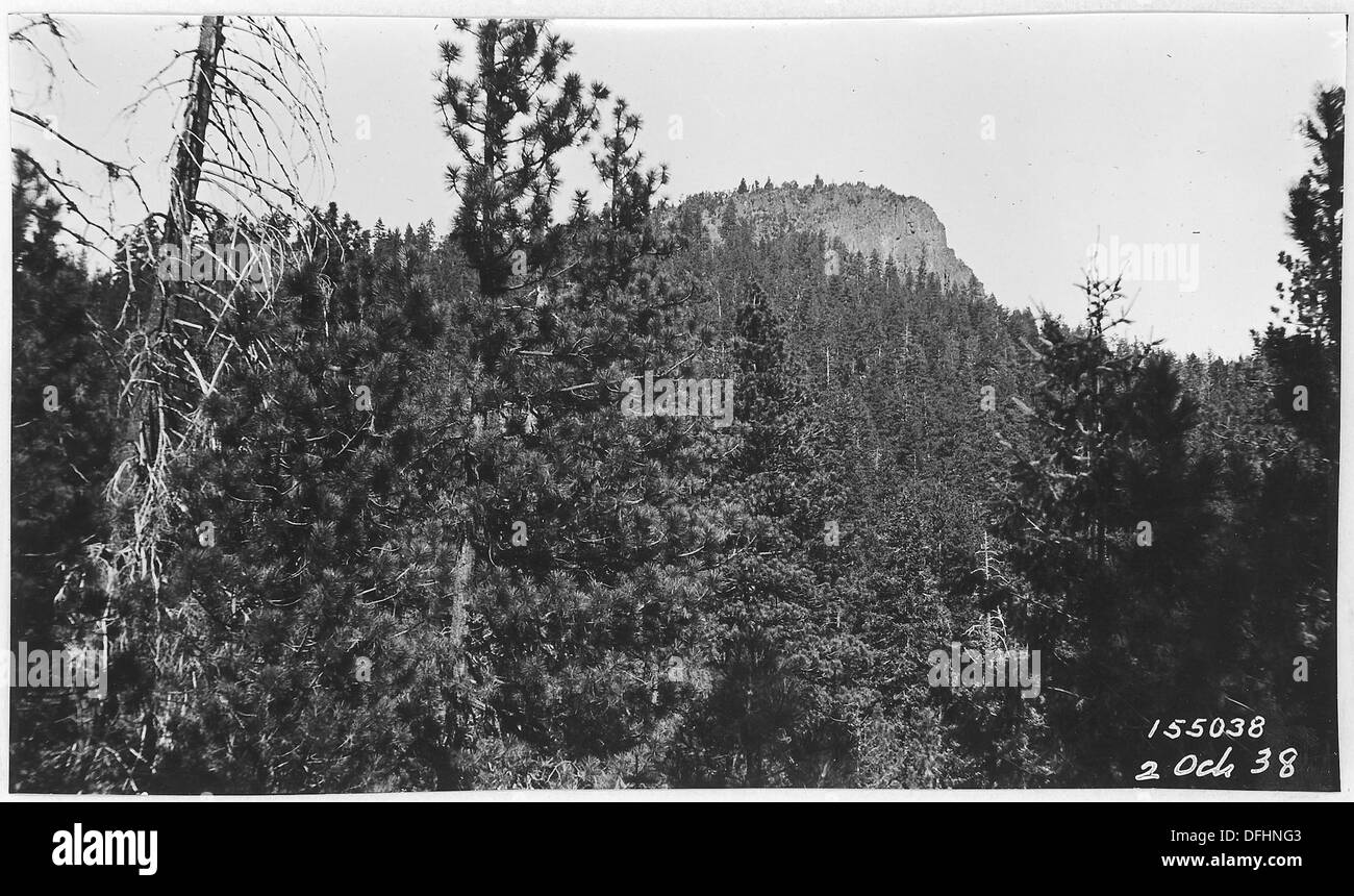 A photograph of Hash Rock at the head of Little Mill Creek, taken from ...