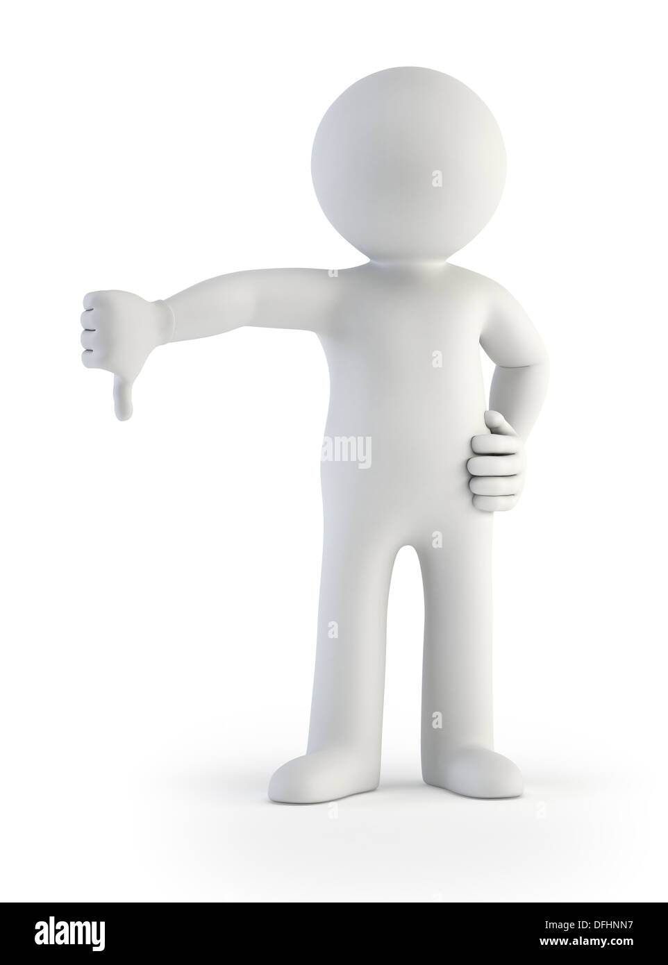 3d cartoon character hand shows hi-res stock photography and images - Alamy