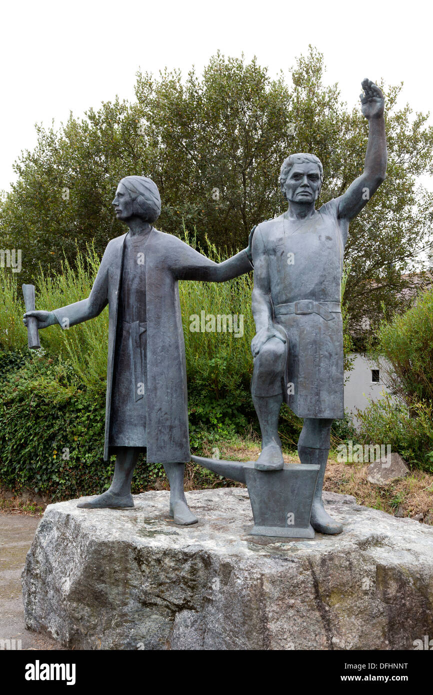 Memorial by Terence Coventry for the 500th anniversary of the Cornish ...