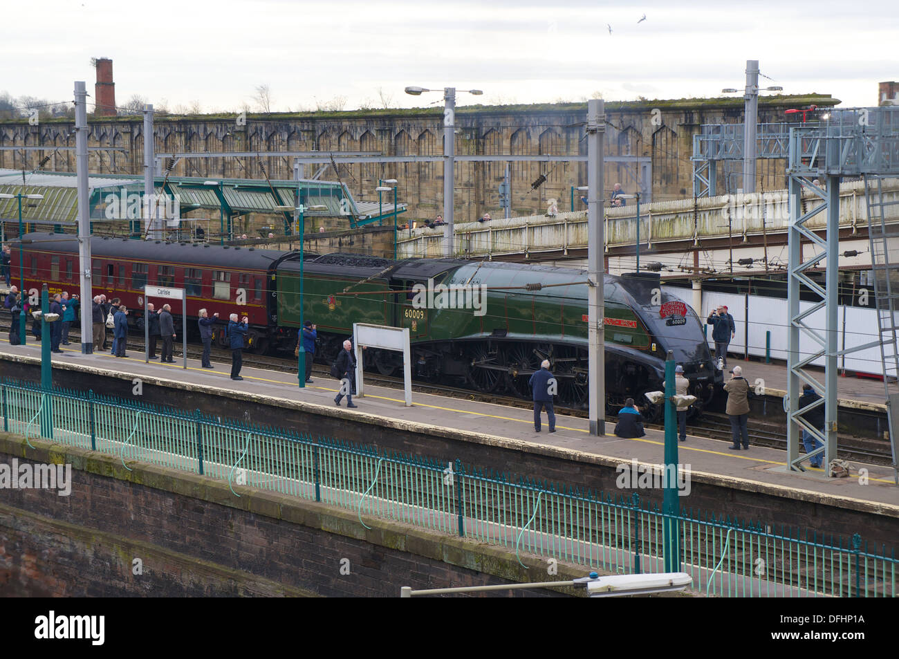 Steam locomotive 'Union of South Africa' 60009 special charter train in ...