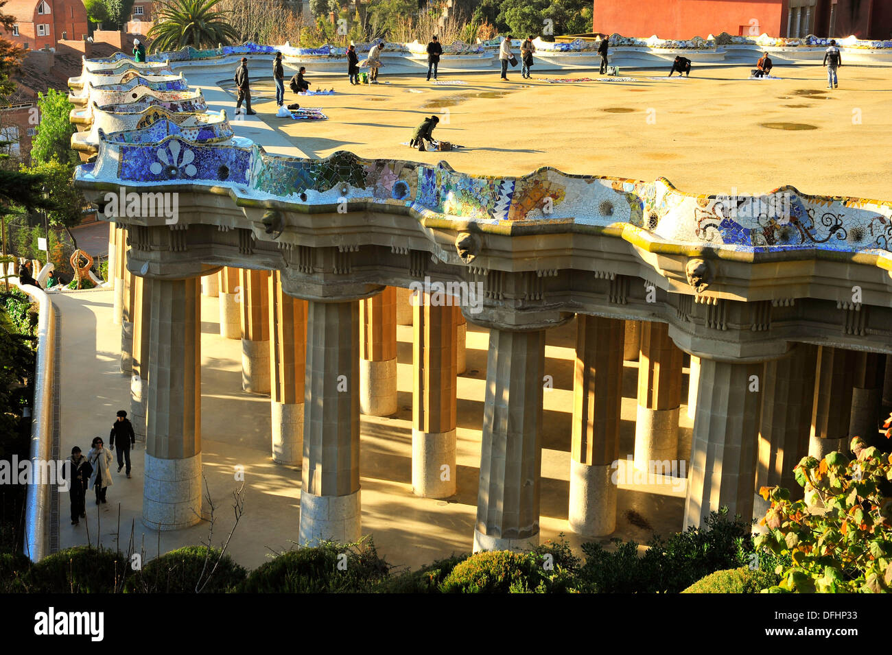 Sala Hipostila Parc Guell - Idea Sala De Estar