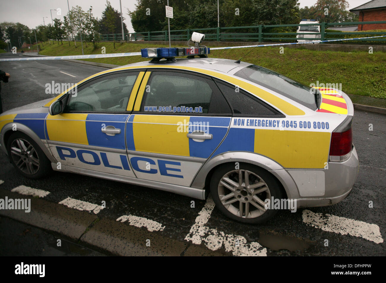 Oct. 3, 2013 - Finaghy, Belfast UK Suspect device found on rail link ...