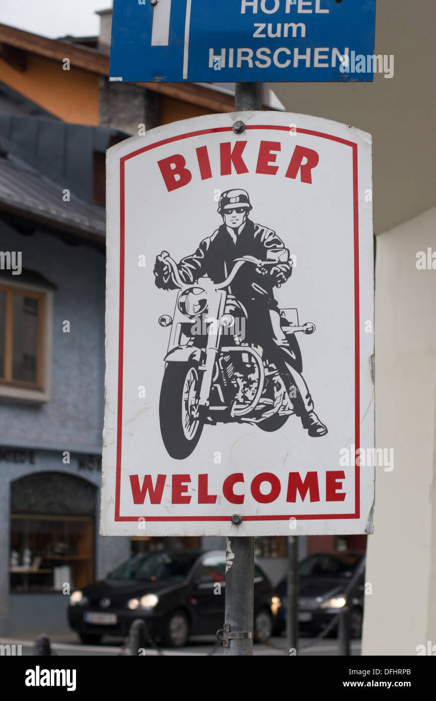 Welcome bikers hi-res stock photography and images - Alamy