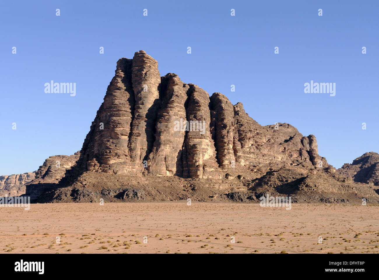 Seven Pillars Of Wisdom Wadi Rum High Resolution Stock Photography and ...