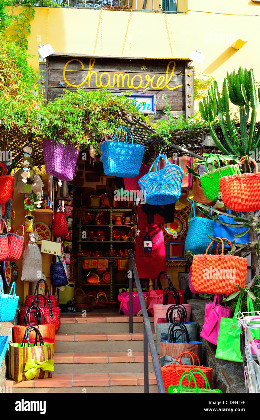 Colorful souvenir shop in Provence, France Stock Photo - Alamy