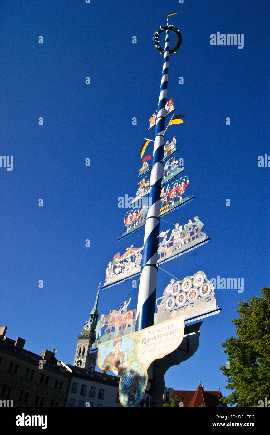 German maypole hi-res stock photography and images - Alamy