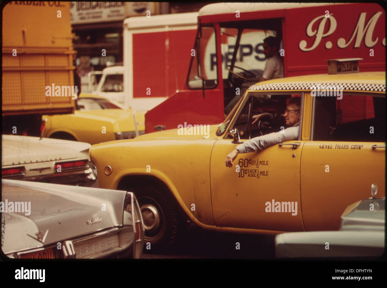 Vintage traffic jam hi-res stock photography and images - Alamy