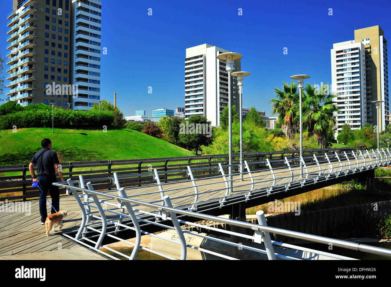 Spain parc diagonal mar hi-res stock photography and images - Alamy
