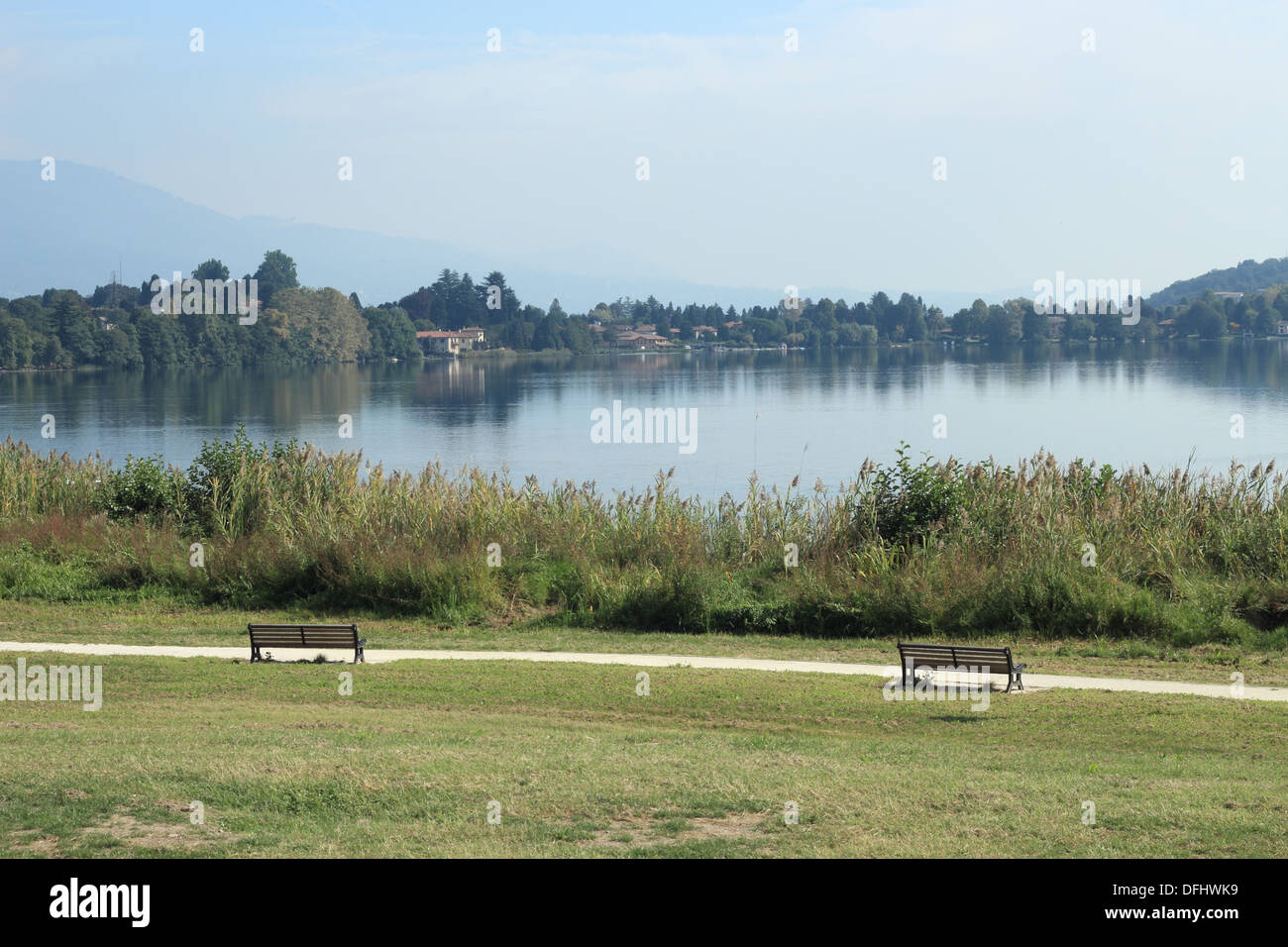 Lago di monate hi-res stock photography and images - Alamy