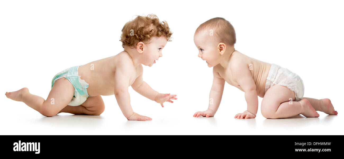 Crawling Babies Isolated High Resolution Stock Photography and Images ...