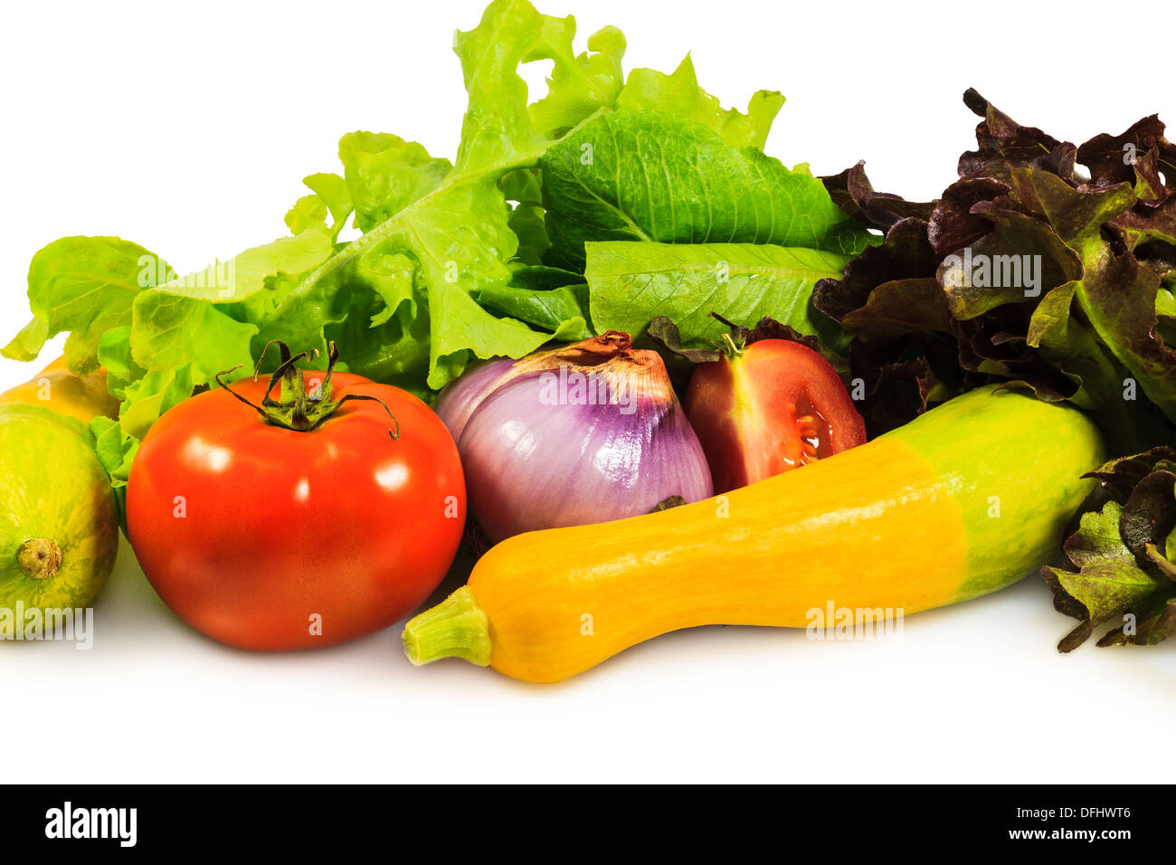 Vegetables various white background hi-res stock photography and images ...