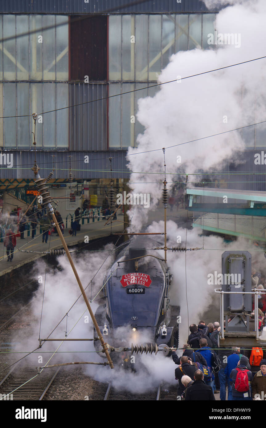 Steam locomotive 'Union of South Africa' 60009 in Carlisle Railway ...