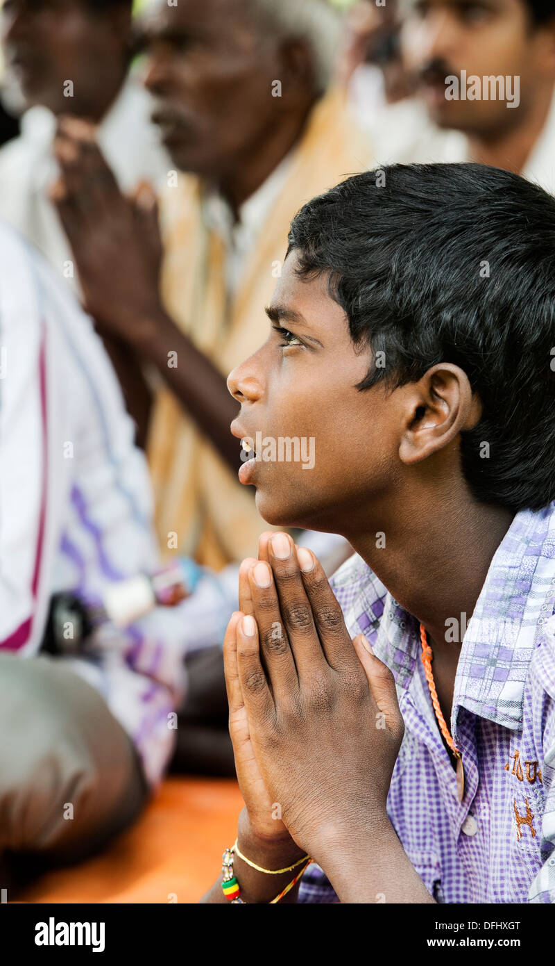 Namaskar mudra hi-res stock photography and images - Alamy