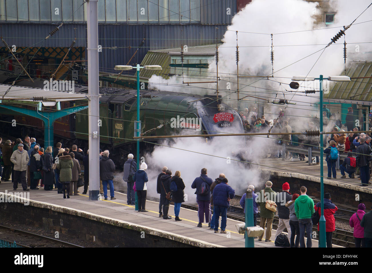 Steam locomotive 'Union of South Africa' 60009 in Carlisle Railway ...