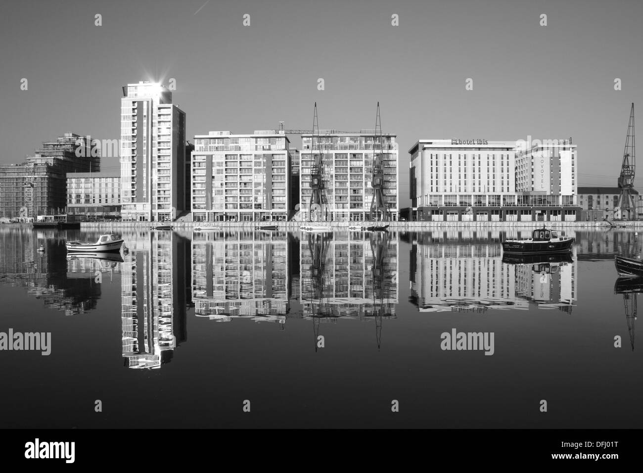 King George V dock in Londons Docklands Stock Photo - Alamy