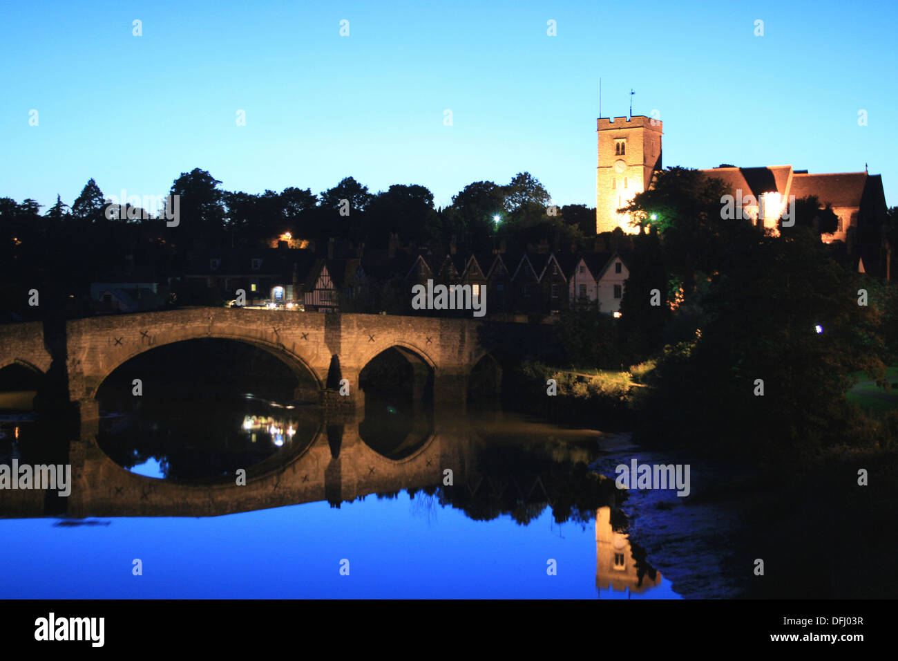 Aylesford Bridge, Maidstone Kent Stock Photo - Alamy