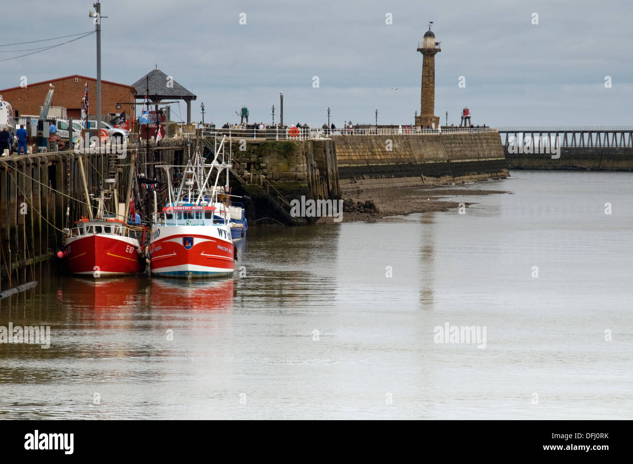 Whitby fishing boat hi-res stock photography and images - Alamy