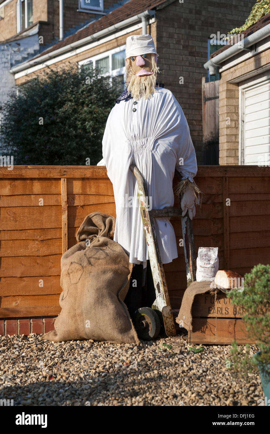 Great Doddington. Northamptonshire 5th October 2013. The Scarecrow ...