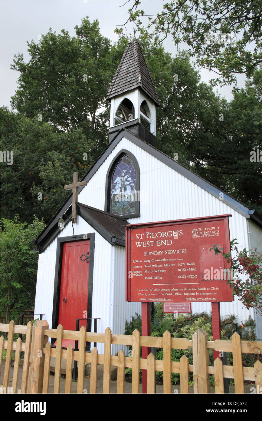 St George's church, West End Green, Esher, Surrey, England, Great ...