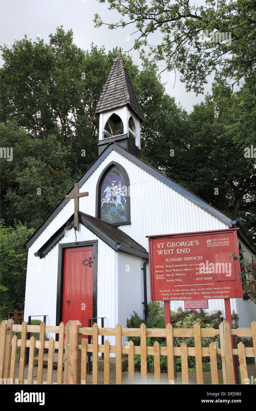 St George's church, West End Green, Esher, Surrey, England, Great ...