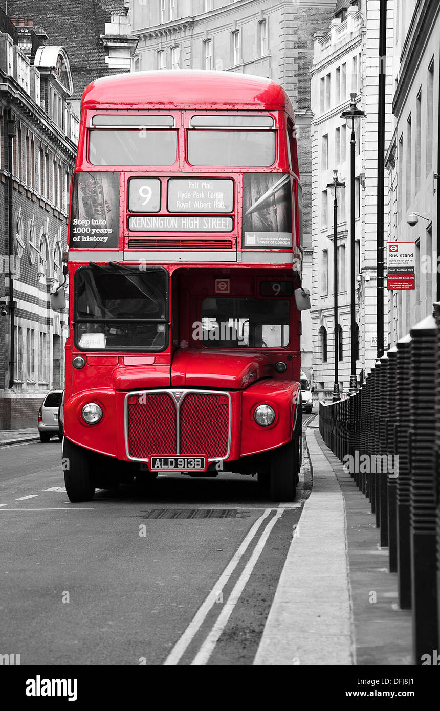 London's red double decker bus Stock Photo - Alamy