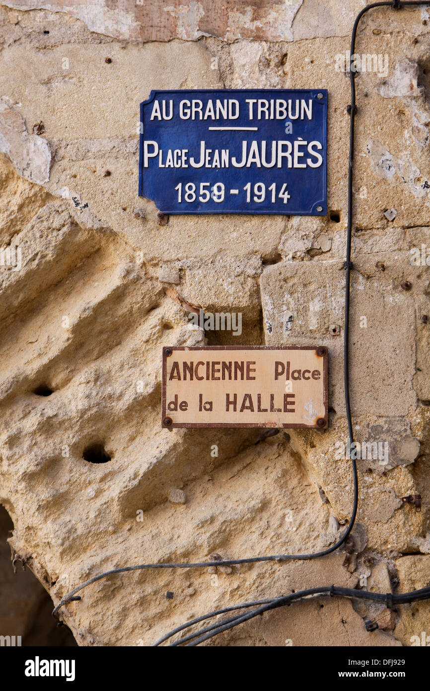 French street sign hi-res stock photography and images - Alamy