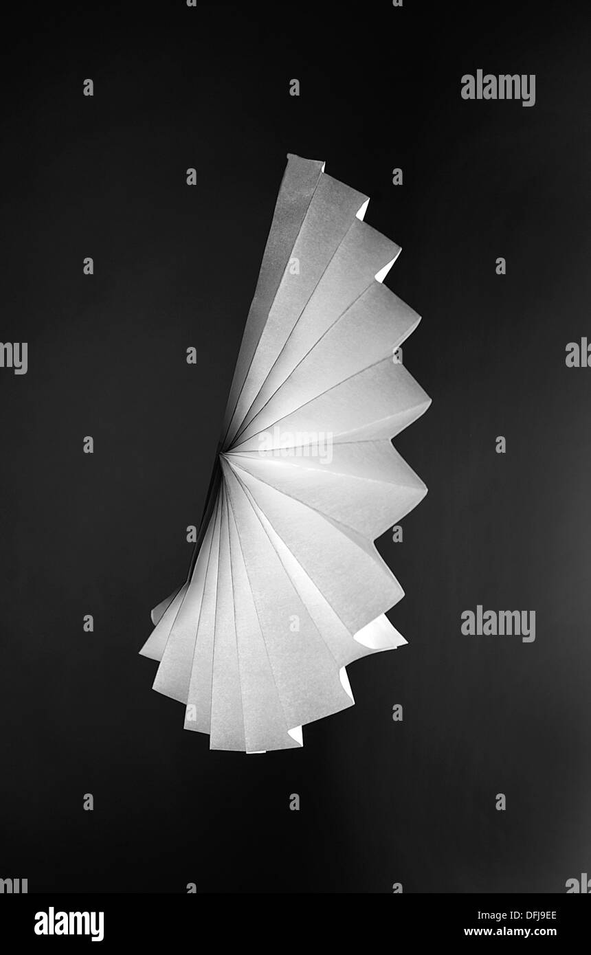 Sheet of paper in air Black and White Stock Photos & Images - Alamy