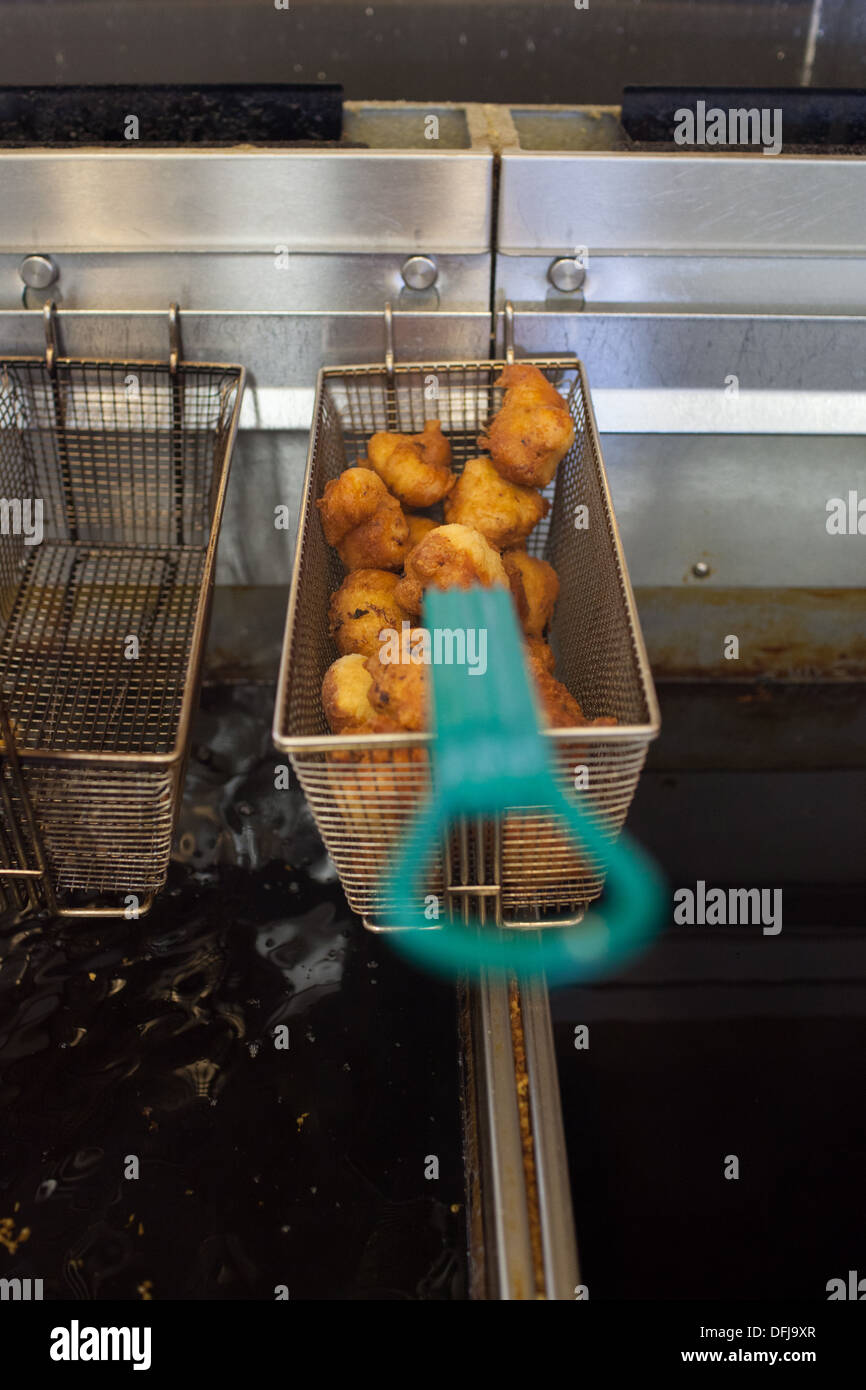 Deep fried seafood at Captain Scott's Lobster Dock in New London ...