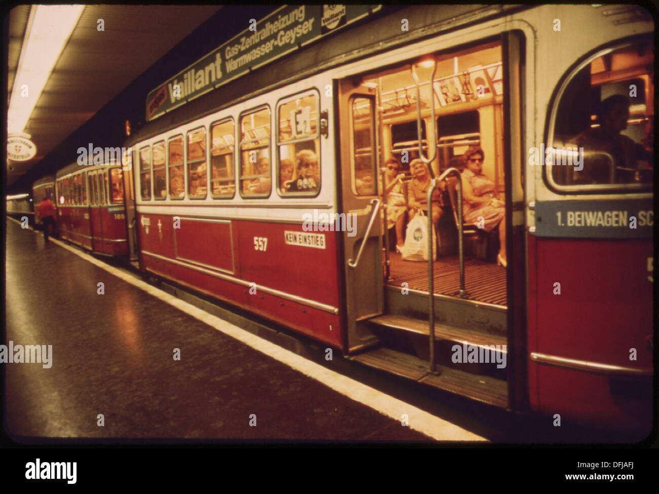 In an effort to ease traffic congestion in Vienna's old city, with 350,000 cars, trolley ...