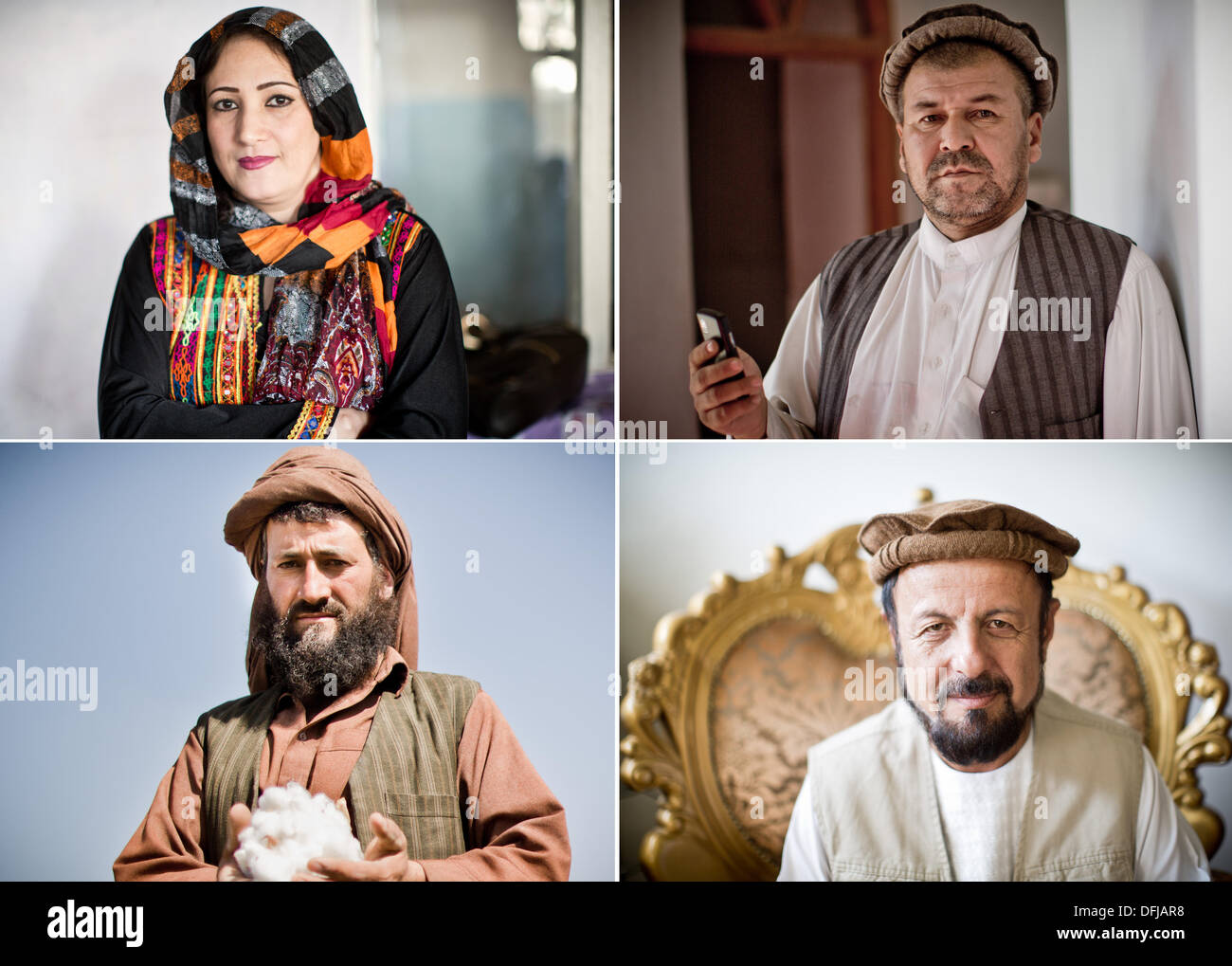 Kunduz, Afghanistan. 05th Oct, 2013. COMBO - A composite photo shows ...