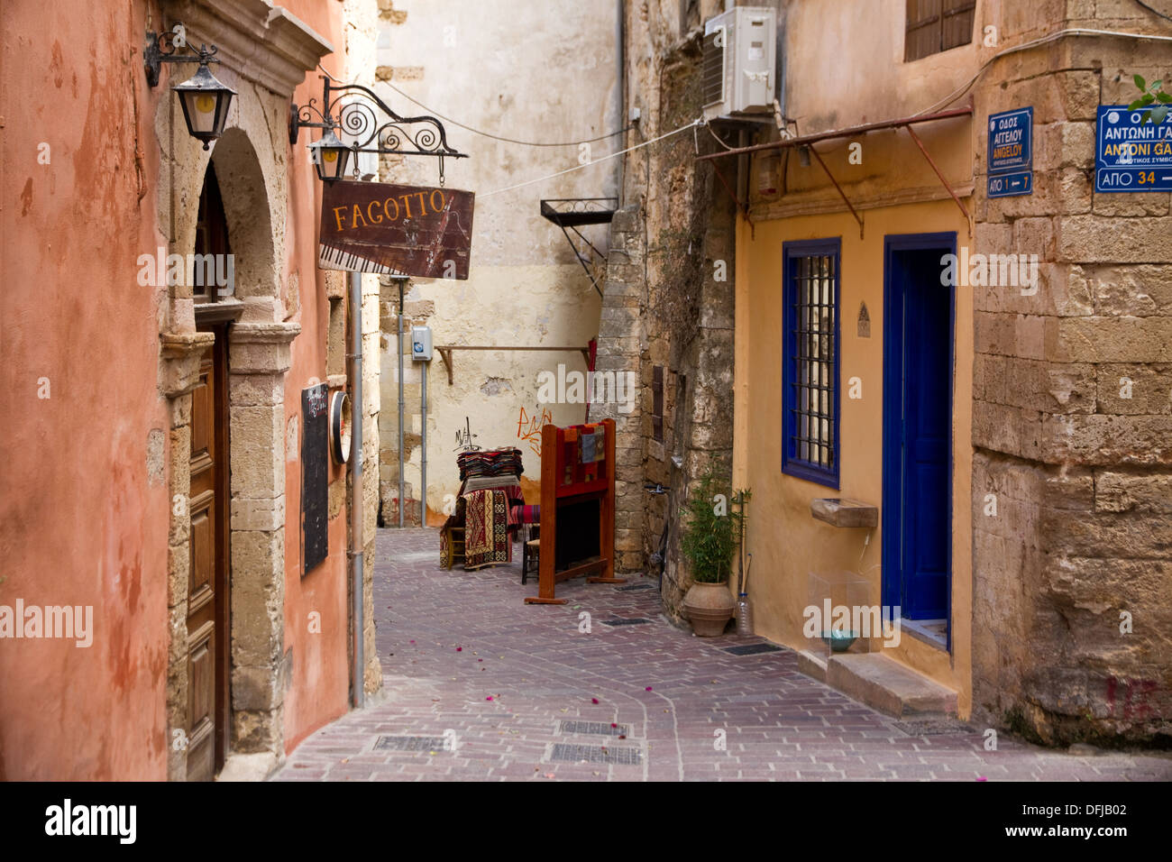 Old Town, Chania, Crete Stock Photo - Alamy