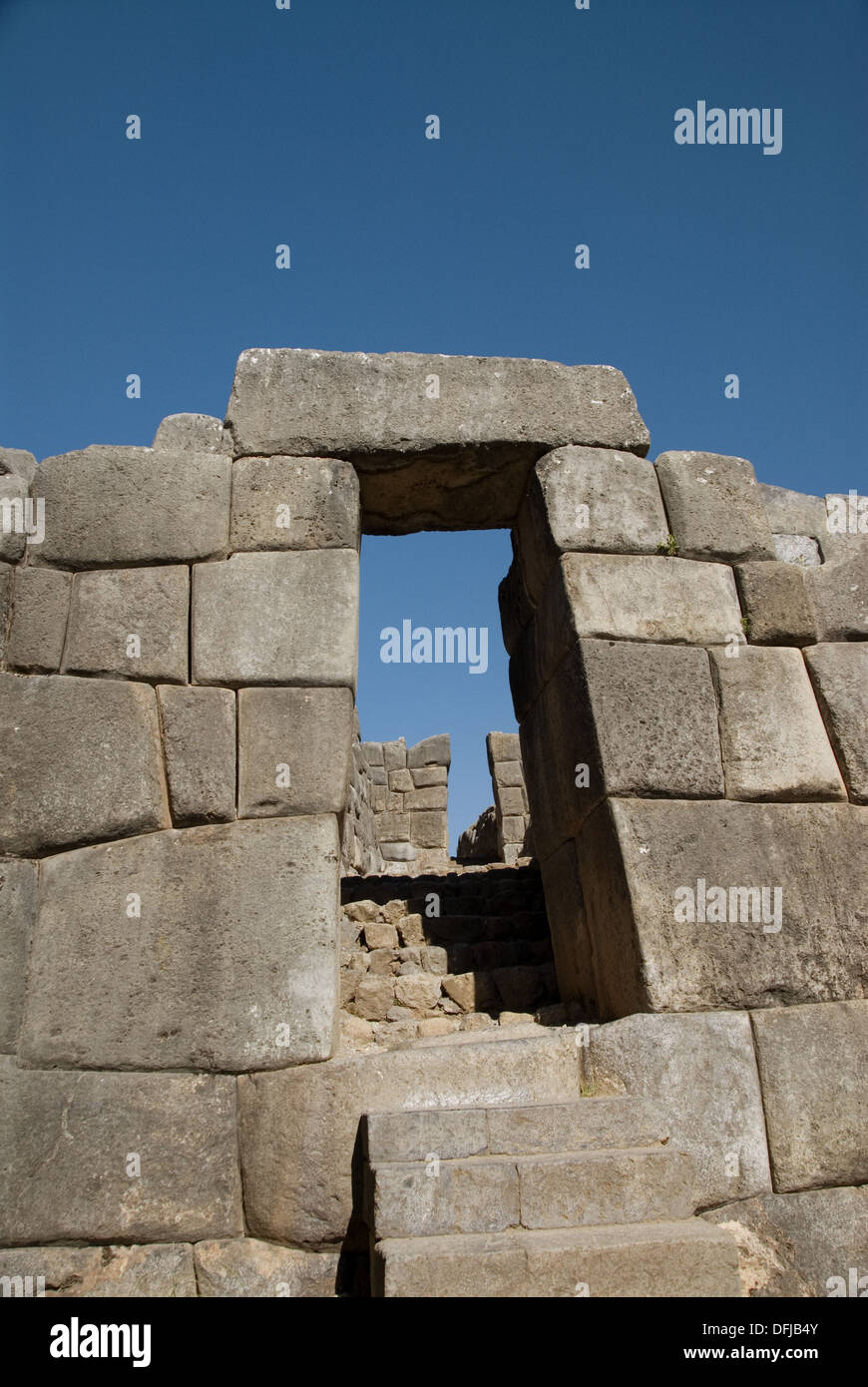 Sacsayhuaman inca ruins door hi-res stock photography and images - Alamy