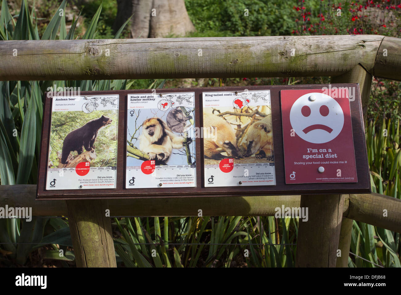 Durrell Wildlife Conservation Trust Stock Photo - Alamy