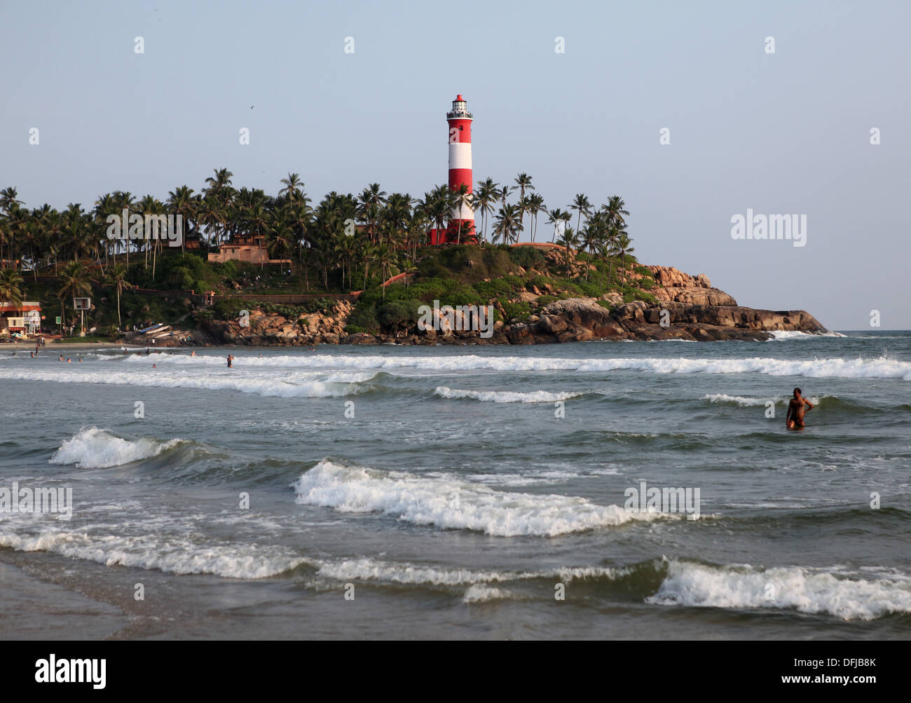 Kovalam, Lighthouse Beach, Malabarian Coast, Malabar, Kerala,India ...