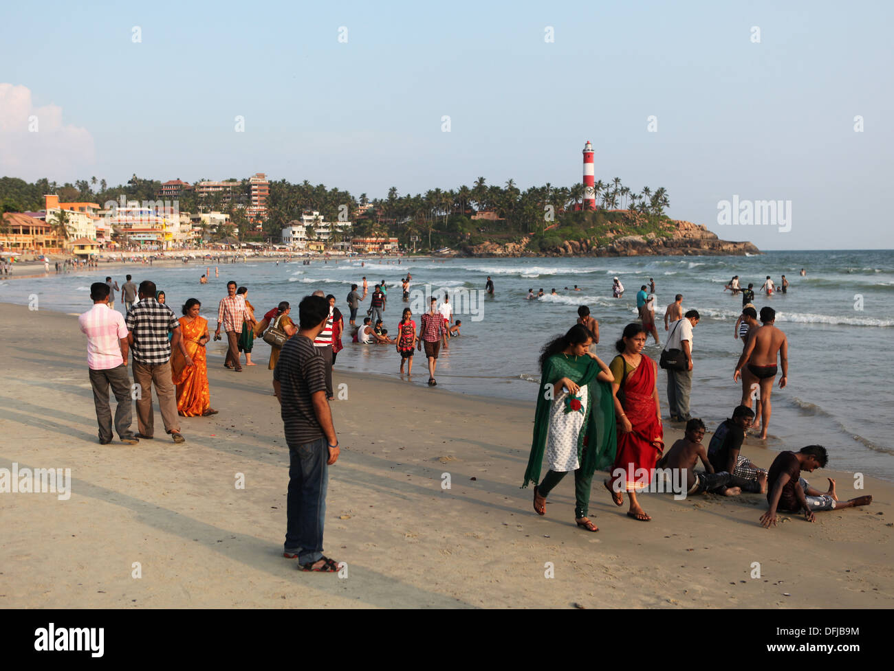 Kovalam, Lighthouse Beach, Malabarian Coast, Malabar, Kerala,India ...