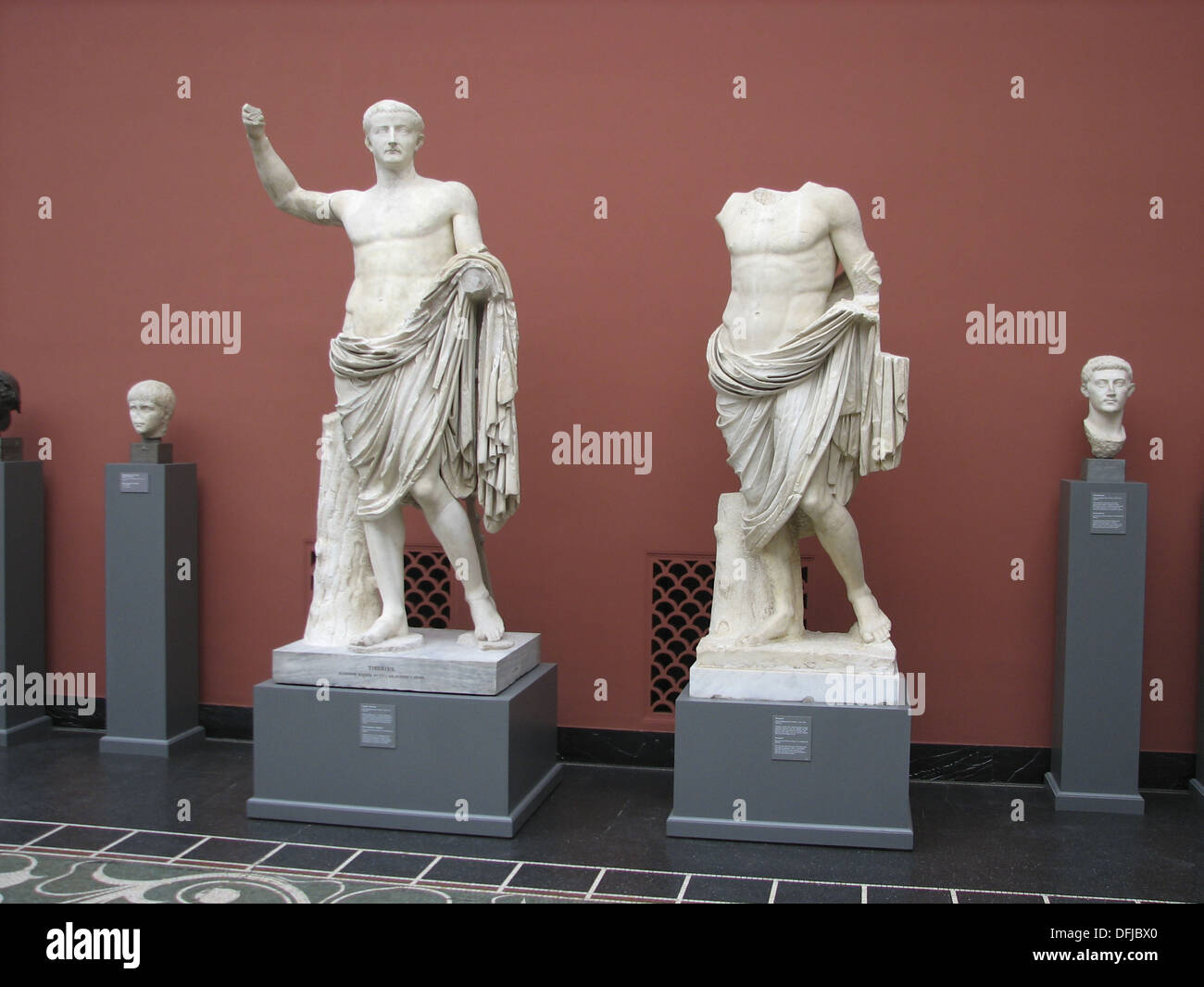 Marble statue of emperor claudius hi-res stock photography and images ...
