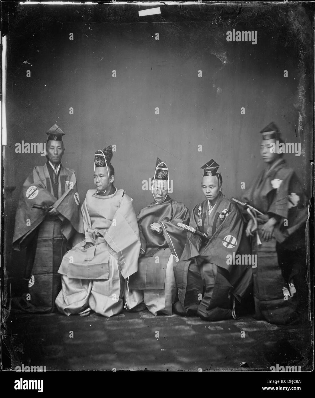 Asian group photo Black and White Stock Photos & Images - Alamy