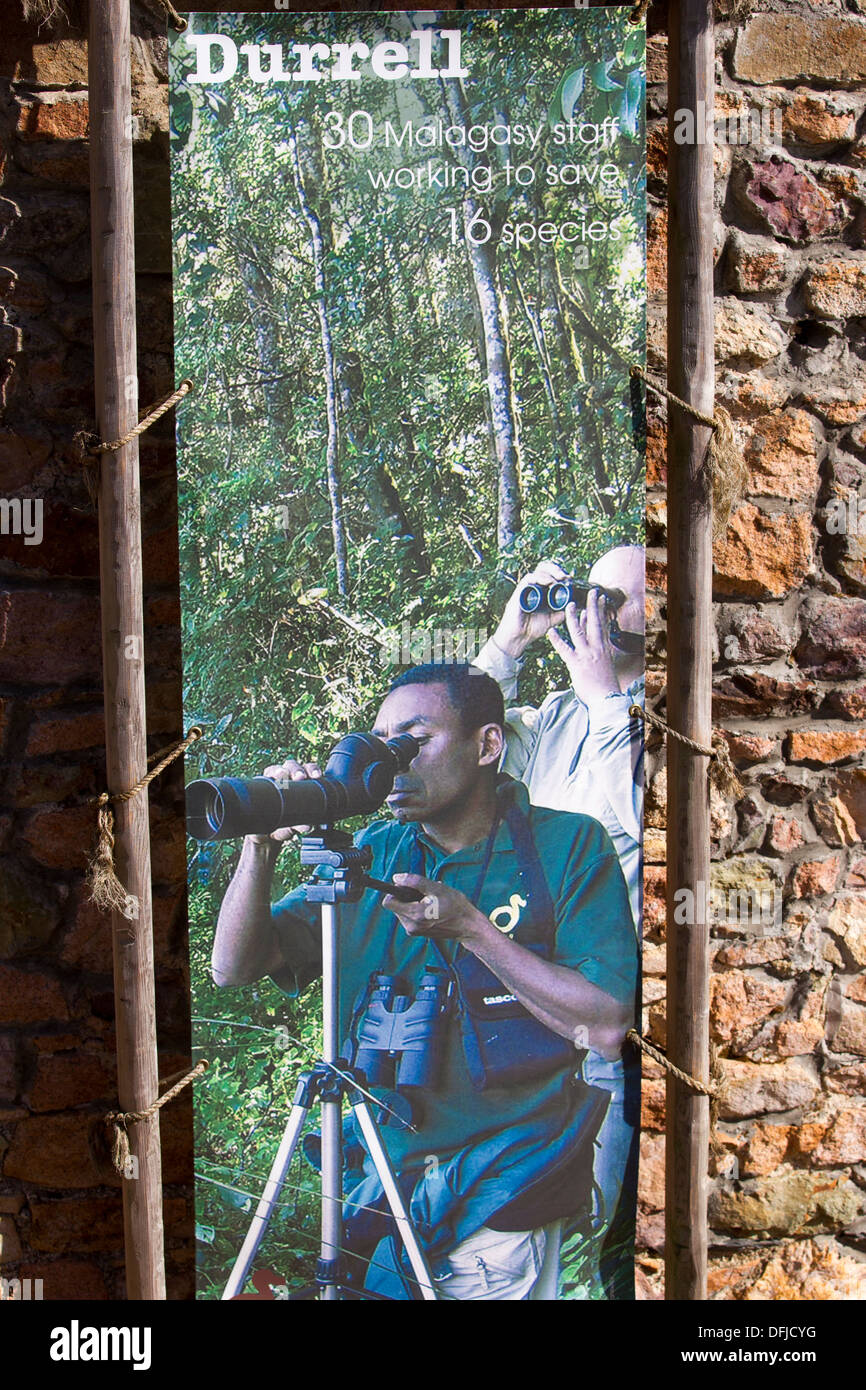 Durrell Wildlife Conservation Trust Stock Photo - Alamy